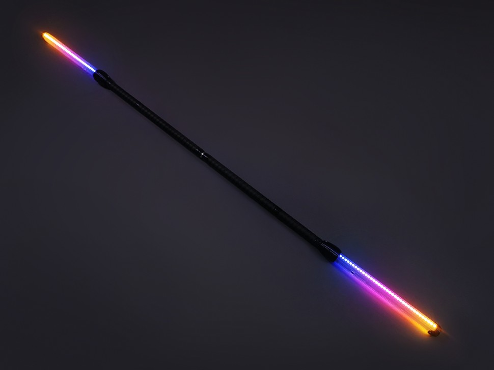 LED Nunchaku 36, programmable and glow - LED glow props for flow arts ...