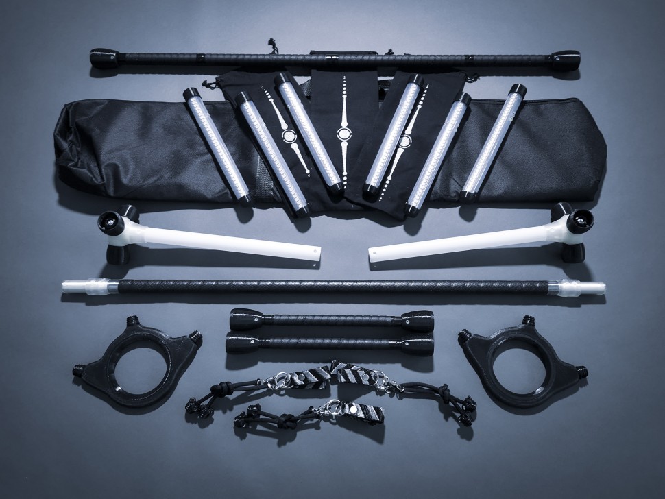NeoPixel Dragon Staff - LED glow props for flow arts, performances and ...