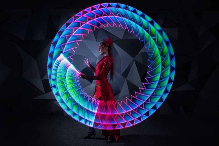 NeoPoi PRO 150HD - LED pixel poi with highest resolution. - LED glow ...