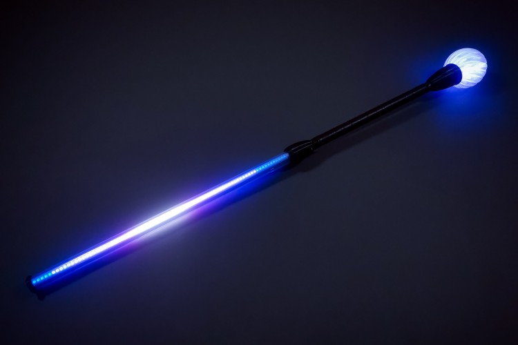 LED Pixel Contact Sword - LED glow props for flow arts, performances ...