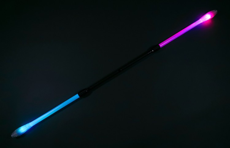 Staff - Spectrum - LED glow props for flow arts, performances and festivals