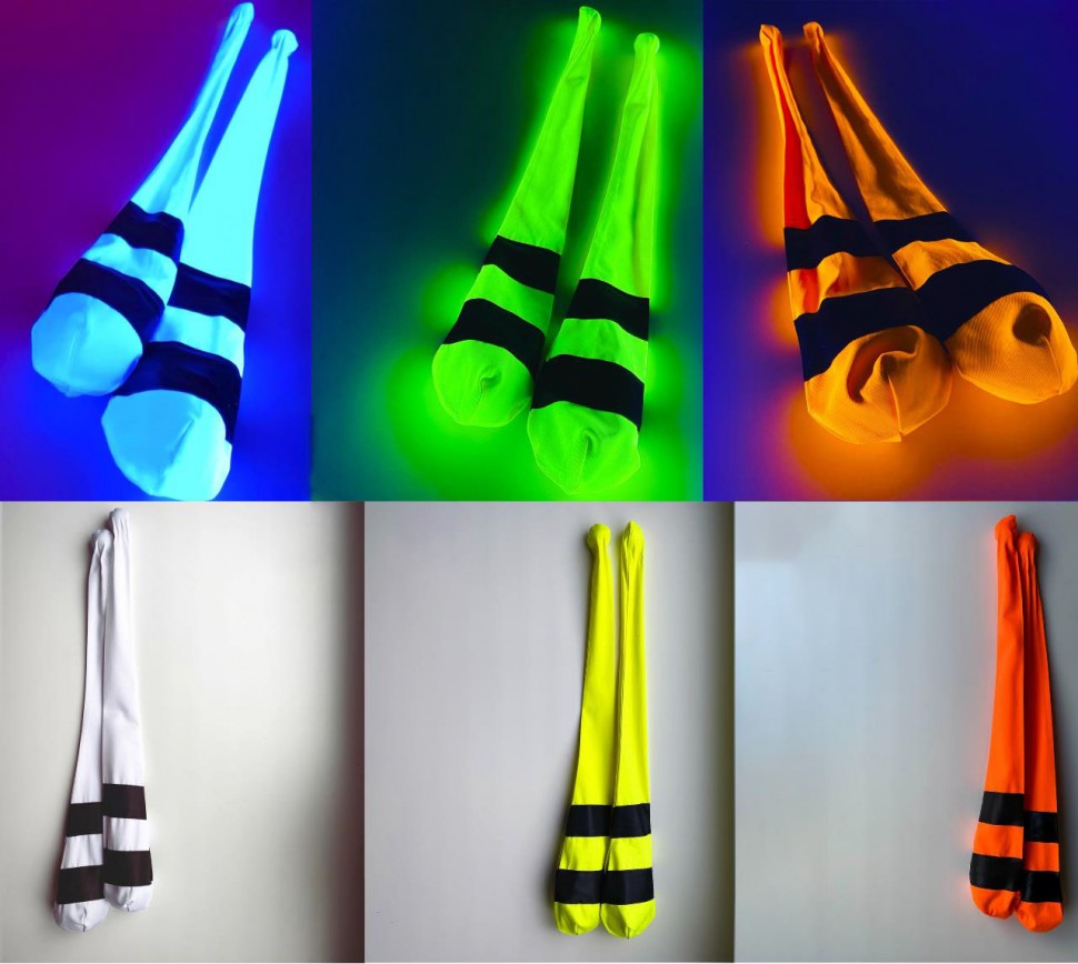 CLASSIC SOCK POI ( UV ACTIVE ) - LED glow props for flow arts ...