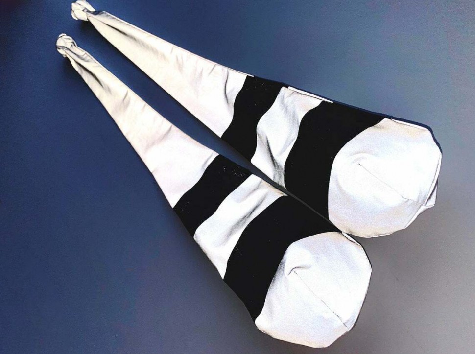 FULL REFLECTIVE SOCK POI - LED glow props for flow arts, performances ...